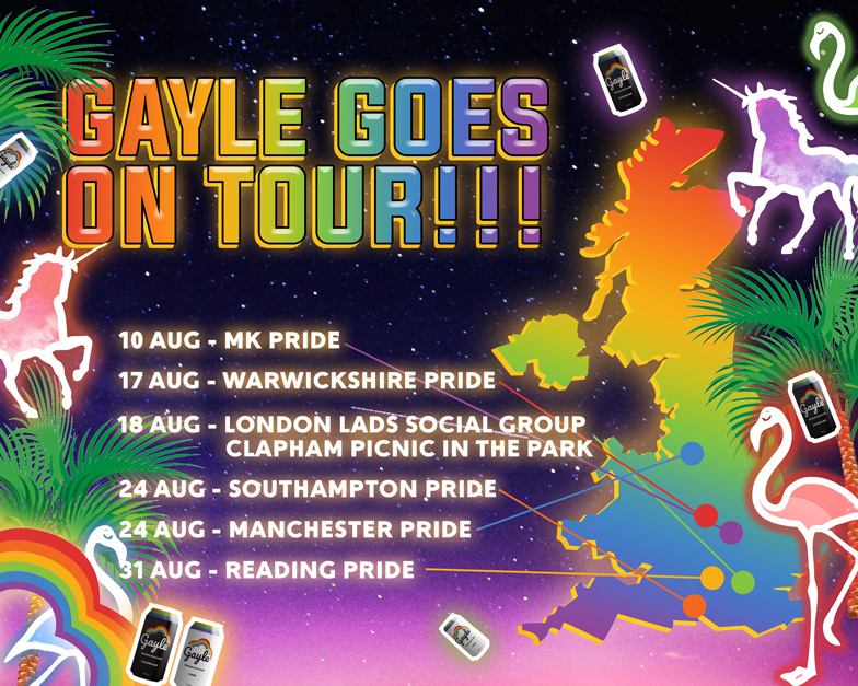 Gayle is on a mission to fly the rainbow flag for equality and support ...