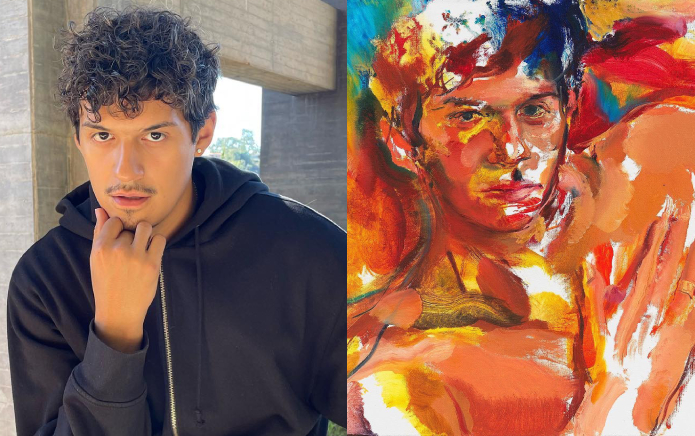 Omar Apollo spills the tea on the NSFW cover for his EP Live For Me