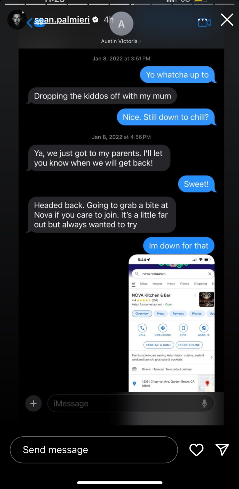 Selling the OC's Sean breaks silence on threesome drama with text ...